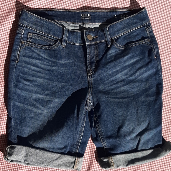 a.n.a | Shorts | Ana Denim Bermuda Shorts Womens 2 | Poshmark